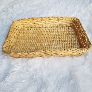 Vintage | Accents | Vintage Straw Rectangular Basket | Poshmark
